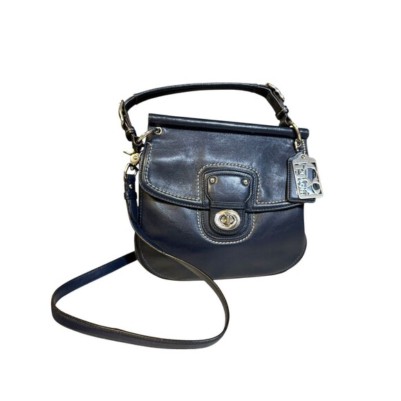 Coach | Bags | Authentic Coach 9132 Willis Legacy Ltd Ed Navy Leather ...